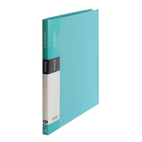 Simplease Clear File A P Light Blue Papaya Com Sg