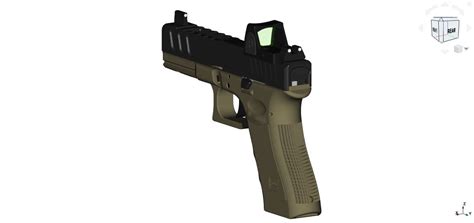Glock 17 Cad Full Assembly Model Cgtrader