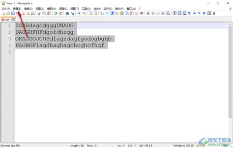 Notepad字母大小写如何互换？ Notepad进行字母大小写互换的方法 极光下载站