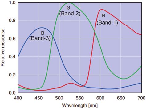 On Board Camera Cmos Sony Exmor 1 2 3 Relative Spectral Absorbance