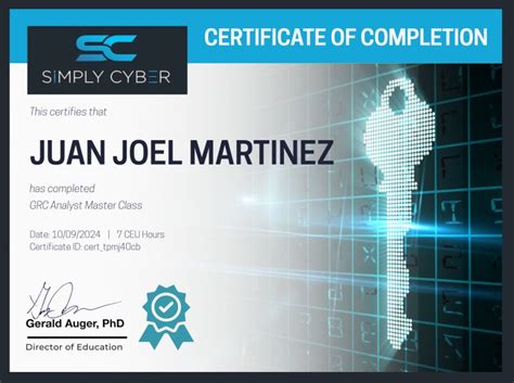 Yet Another Certificate Was Attained This Short Writing Is A Shout Out To Gerald Auger For