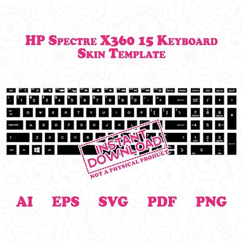 Keyboard Stickers Hp Etsy
