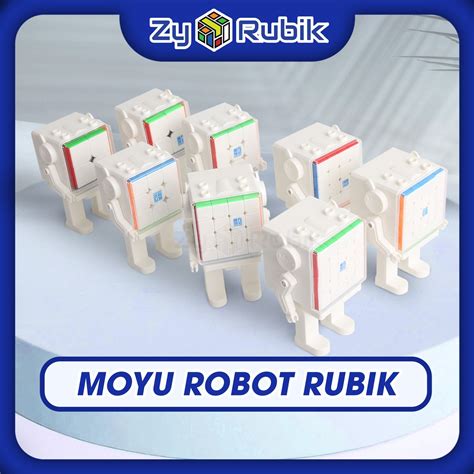 Moyu Cube Robot Rubik 2x2 3x3 4x4 5x5 Có Nam Châm Không Nam Châm Zyo Rubik