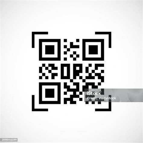 흰색 배경에 고립된 Qr 코드 아이콘 Qr코드에 대한 스톡 벡터 아트 및 기타 이미지 Qr코드 가격 검은색 Istock