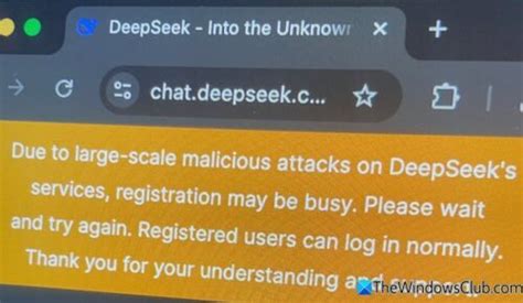Deepseek Registration Not Working Registration May Be Busy Fix