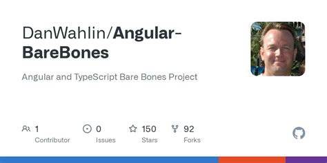 Github Danwahlin Angular Barebones Angular And Typescript Bare Bones Project