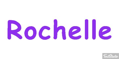 Rochelle Name Animated  Logo Designs