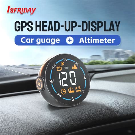 모든 차량용 지능형 Gps Hud 게이지 속도 디스플레이 제스처 인식 시계 고도 주변 조명 헤드업 디스플레이 신제품 Aliexpress