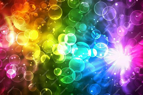 Abstract Circles With A Dark Background Premium Ai Generated Image