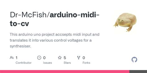 Github Dr Mcfisharduino Midi To Cv This Arduino Uno Project