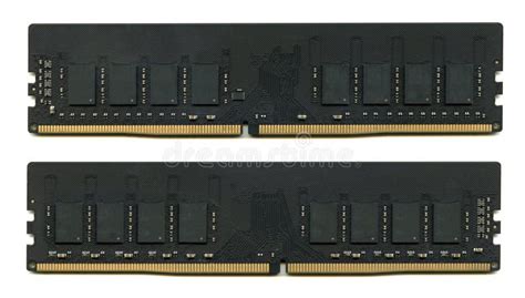 Desktop Computer Memory Dimm Ddr4 Memory Modules Stock Image Image