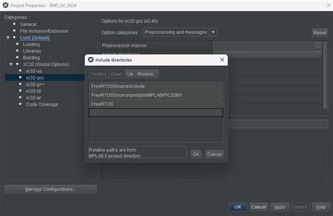 C FreeRTOS MPLAB Implementation WITHOUT MPLAB HARMONY Stack Overflow