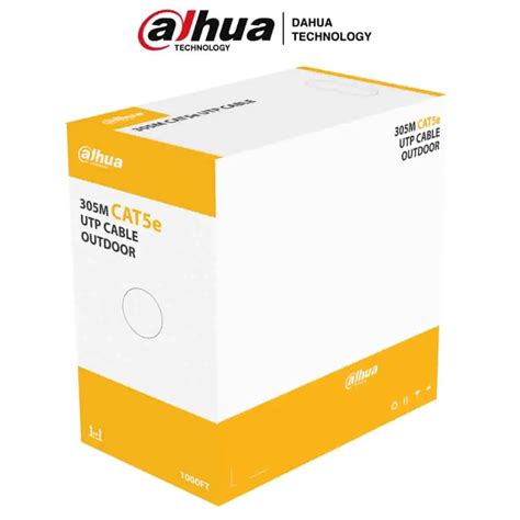 Bobina Cable Utp Dahua Cobre Cat E Mts Exterior