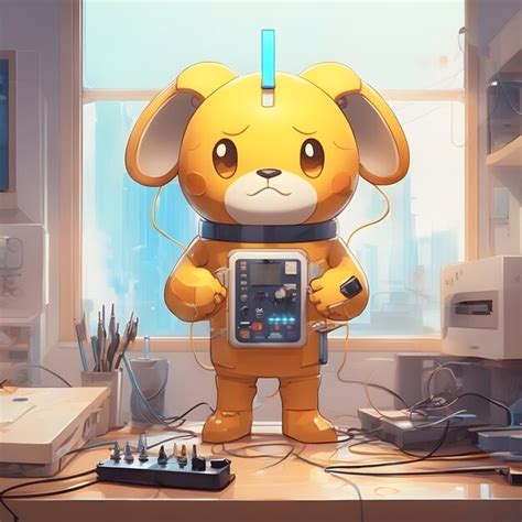 Premium Ai Image Design A Lovable Mascot That Symbolizes The Spark Of Clean Energy Generative Ai