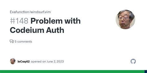 problem with codeium auth · issue 148 · exafunction windsurf vim · github