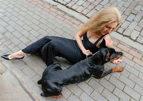 Девушка с собакой Fotomanya — Livejournal