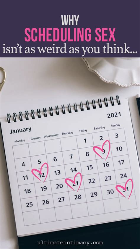 Why You Should Consider Scheduling Sex In Your Marriage