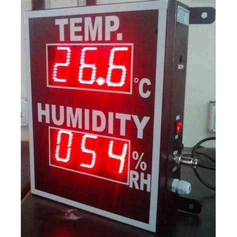 Temperature Humidity Display Jumbo Temperature Indicator Manufacturer From Pune