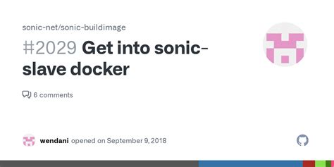Get Into Sonic Slave Docker Issue Sonic Net Sonic Buildimage