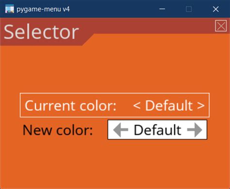 Adding Widgets Pygame Menu 4 2 8 Documentation
