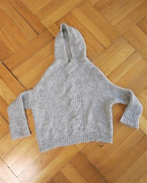 Knit Mohair Hoodie J A D O R A B L E