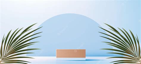 제품 프레젠테이션 브랜딩 및 포장을 위한 코스메틱 파란색 배경 및 프리미엄 연단 디스플레이 프리미엄 벡터