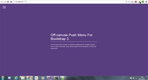 javascript slide out menu wont center div in the middle of the page