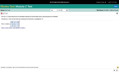 Solved Find The 3x3 Matrix That Produces The Described Chegg