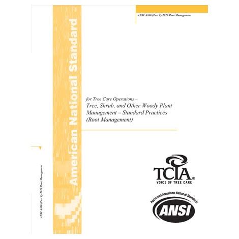 Tree Care Standards Arborist Certification Materials