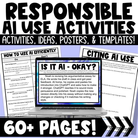 Using Ai Artificial Intelligence Unit Notes Activities Tech Contract Worksheets