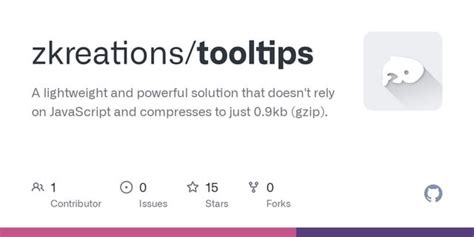 Tooltips A Lightweight And Powerful Solution That Doesnt Rely On