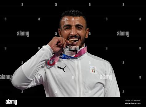 Bronze Medalist Mohamed Ibrahim Elsayed Of Egypt Celebrates On The