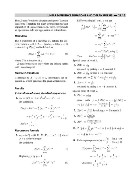 z transforms pdf