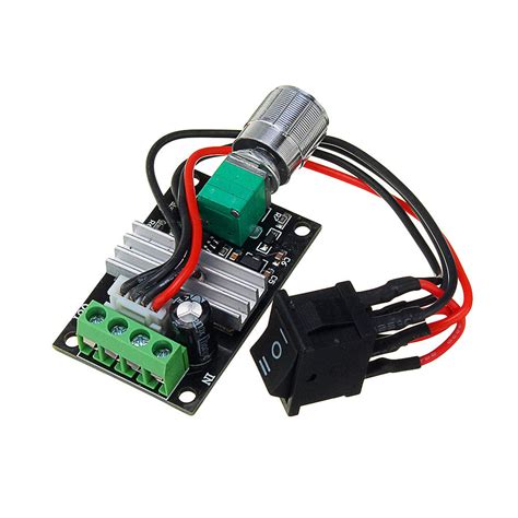 3pcs Dc 6v 12v 24v 28v 3a 80w Pwm Motor Speed Controller Regulator Adjustable Variable Speed