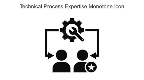 Technical Process Expertise Monotone Icon In Powerpoint Pptx Png And Editable Eps Format