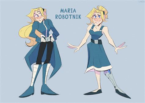 Maria Robotnik Au By Lanzo000 On Deviantart