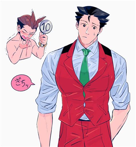 Phoenix Wright And Apollo Justice Ace Attorney Drawn By Green Grimy
