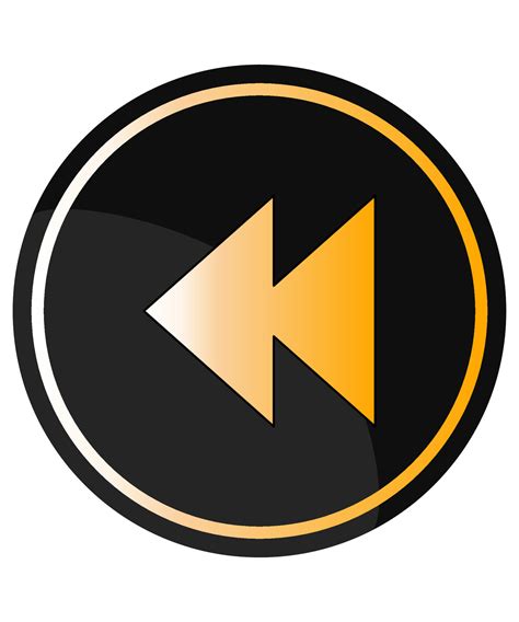Fast Backward Button 12968383 Vector Art At Vecteezy
