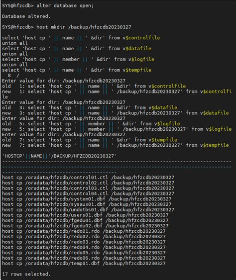 oracle数据库 用户管理模式下的冷备份与热备份 用户管理下的冷备份 csdn博客