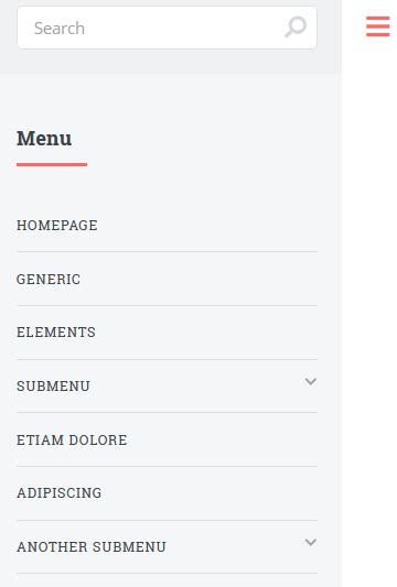 html icons for drop down menu and sidebar minimizer disappeared stack overflow