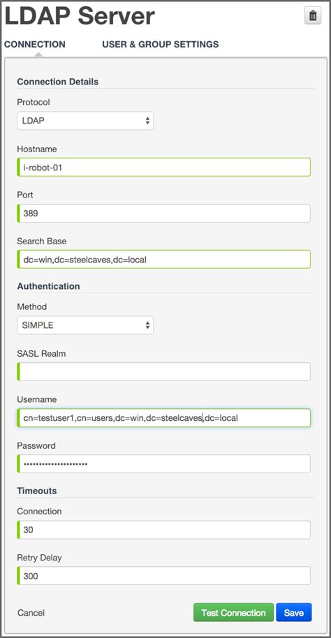 Sonatype Clm Server Security Administration 3 1 Configuring The Ldap Server Connection