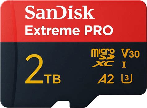 SanDisk Extreme PRO Micro SD Card SD Adapter TB For Smartphones Action Cams Drones Speeds