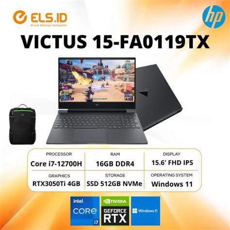 Jual Hp Victus Gaming Fa Tx I H Gb Ssd Gb Rtx Ti W Ohs Di Seller Els