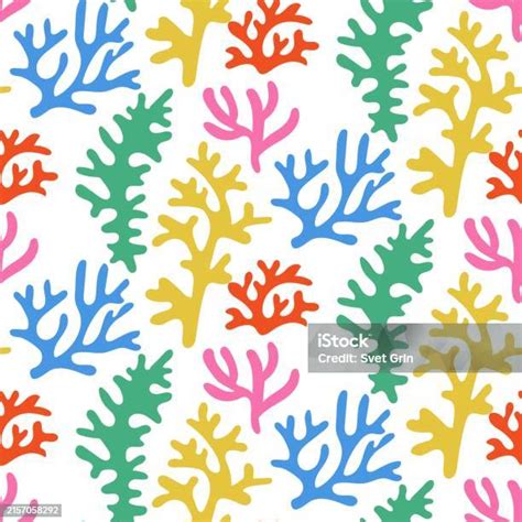 완벽 한 산호초 패턴입니다 빈티지 스타일의 바다 세계의 화려한 수중 배경입니다 손으로 그린 수중 자연 요소 직물 직물 종이를 위한 바다 이음새가 없는 반복 디자인 0명에