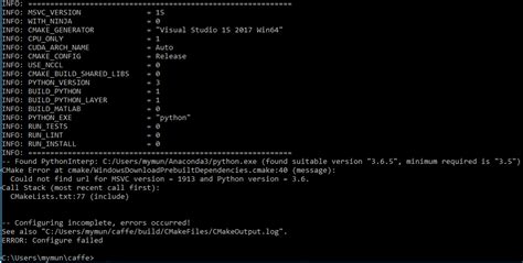 cmake could not find url for msvc version · issue 5675 · bvlc caffe