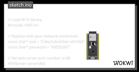 Webserver Wokwi Esp32 Stm32 Arduino Simulator