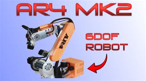 Ar4 Mk2 6 Dof Robot Arm Diy 6 Axis Robot Kit Arduino Controller