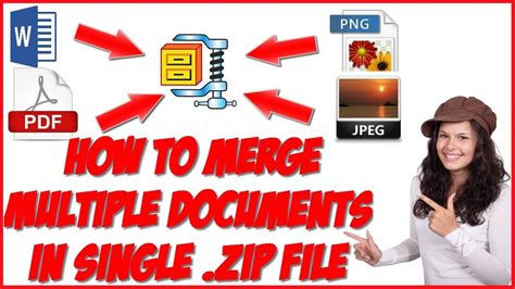 How To Merge Multiple Documents In One Single Zip File Youtube