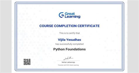 Finished Python Foundations Course Vijila Yesudhas Posted On The