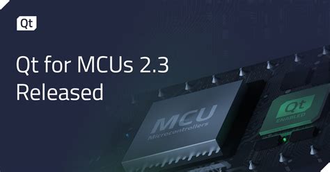 Qt Group On Linkedin Qt For Mcus 23 Released